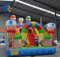 China Commercial Grade 6*4m Performance Inflatable Bouncy Castle with Obstacle Slide Combo for sale