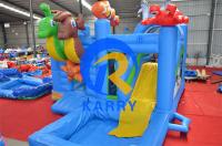 China 2024 16ft Jumping Inflatable Castle Slide Combo with Pool/Inflatable Bouncer Castle for sale