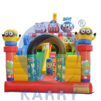 China PORTABLE Fun City Park Inflatable Bouncer Combo With Slide For Children's Entertainment for sale