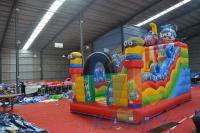 China PORTABLE Fun City Park Inflatable Bouncer Combo With Slide For Children's Entertainment for sale