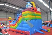 China PORTABLE Fun City Park Inflatable Bouncer Combo With Slide For Children's Entertainment for sale
