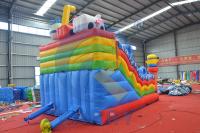 China PORTABLE Fun City Park Inflatable Bouncer Combo With Slide For Children's Entertainment for sale
