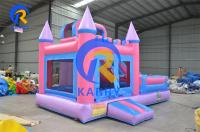 China 7x6x4.5m Outdoor Commercial Inflatable Bouncy Castle with Slide and Blower Included for sale