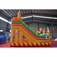 China Kids in Outdoor Amusement Park Inflatable Circus Jumping Bouncer with Slide for sale