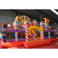 China Kids outdoor playground inflatable castle slide combo bounce house with slide for sale