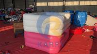 China EN71/CE Certified White Commercial Inflatable Bouncy Castle with Slide and Ball Pool for sale