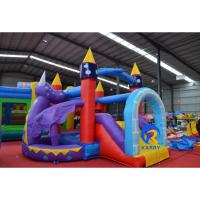 China Repair Kits Included Traditional PVC Castle Water Slide Combo for Kids' Entertainment for sale