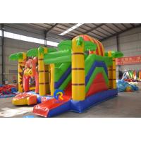 China Customize Accepted Cartoon Lion PVC Inflatable Bouncer Slide Combo for Children's Play for sale