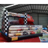 China 5*5m Red Racing Car Combo Castle Slide Inflatable Bouncy Bouncer Combo and Efficiency for sale