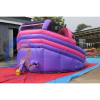 China Pink LOL Theme Inflatable Castle Jumping Commercial Combo Bounce House with Slide for sale