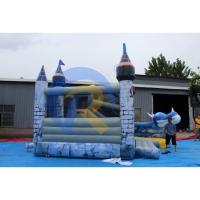 China Accessories Repair Kits Included in Trend 3D Blue Dragon Inflatable Castle with Slide for sale