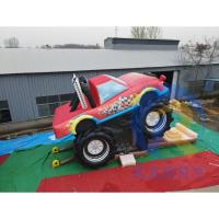 China Commercial Red Off-Road Vehicle Inflatable Castle Jumping Combo for Kids and Adults for sale
