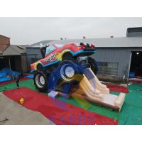 China Commercial Red Off-Road Vehicle Inflatable Castle Jumping Combo for Kids and Adults for sale