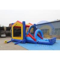 China PORTABLE PVC Basketball Amusement Park Jumping Bouncy Castle with Slide 14 Years up for sale