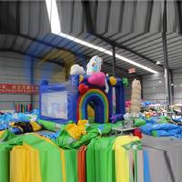 China Unisex PVC Inflatable Bouncing Combo with Slide and Unicorn Castle Inflatable Bounce for sale