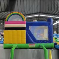 China Unisex PVC Inflatable Bouncing Combo with Slide and Unicorn Castle Inflatable Bounce for sale