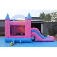 China Karry Yellow PVC Inflatable Bouncer with Slide Commercial Combo Jumping Castle for sale