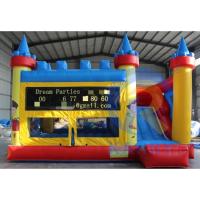 China Slide into Fun with the PVC Adult Inflatable Bounce House and Repair Kits Included for sale