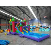 China Kids Outdoor Playground Castle Slide Combo Inflatable Bounce House with Slide for sale
