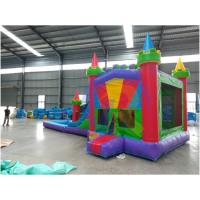 China Kids Outdoor Playground Castle Slide Combo Inflatable Bounce House with Slide for sale