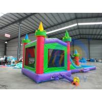 China Kids Outdoor Playground Castle Slide Combo Inflatable Bounce House with Slide for sale
