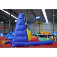 China Commercial Adults PVC Inflatable Sticky Climbing Wall for Interactive Sports Games for sale