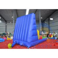 China Commercial Adults PVC Inflatable Sticky Climbing Wall for Interactive Sports Games for sale