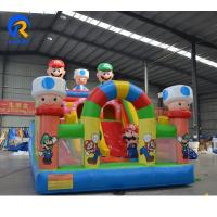 China Low Rate Commercial Rental 2023 Design Mario Cartoon Bouncy Castle Inflatable Bouncer for sale