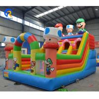 China Low Rate Commercial Rental 2023 Design Mario Cartoon Bouncy Castle Inflatable Bouncer for sale
