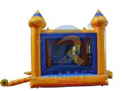 China Small Bounce House Inflatable Castle Slide with Blower and Jumping Bouncy Inflatables for sale
