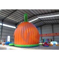 China Outdoor Commercial Inflatable Pumpkin Castle Jumping Bounce House for Kids Playground for sale