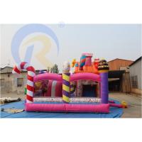 China Express Shipping Sweet Candy Sugar Shack Inflatable Bounce House for Kids Playground for sale