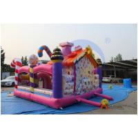 China Express Shipping Sweet Candy Sugar Shack Inflatable Bounce House for Kids Playground for sale