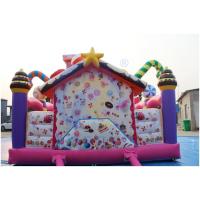 China Express Shipping Sweet Candy Sugar Shack Inflatable Bounce House for Kids Playground for sale