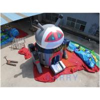 China PORTABLE Popular Cartoon Inflatable Roboter bouncer house for kids Accepted OEM for sale