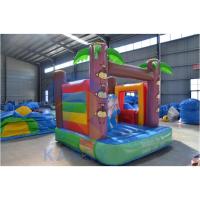 China Cartoon Little Monkey Mini Inflatable Castle Slide Combination for Indoor Play for sale