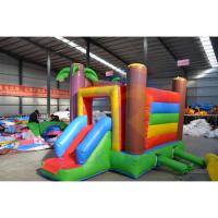 China Cartoon Little Monkey Mini Inflatable Castle Slide Combination for Indoor Play for sale
