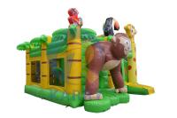 China Portable Inflatable Bounce House With Slide Air Jumping Castles Waterslide Small Bouncer for sale