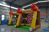China Outdoor Entertainment Mechanical Sports Interactive Toy Inflatable Shooting Gallery for sale
