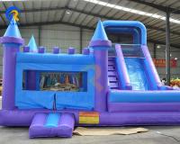 China Custom Party Set Castle Inflatable Moon Bounce House Water Slide Combo Unisex Gender for sale