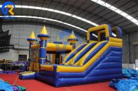 China Custom Party Set Castle Inflatable Moon Bounce House Water Slide Combo Unisex Gender for sale