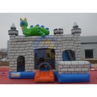 China Dino Commercial Bouncy Inflatable Castle with Slide and Accessories Repair Kits for sale