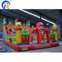 China PORTABLE Commercial Inflatable Bouncer Air Jumping Castle Design Mario Playground Park for sale