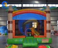 China Indoor Commercial Inflatable Kids Palm Tree Bounce House Small Bouncy Jumping Castle for sale