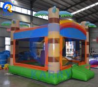 China Indoor Commercial Inflatable Kids Palm Tree Bounce House Small Bouncy Jumping Castle for sale