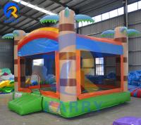 China Indoor Commercial Inflatable Kids Palm Tree Bounce House Small Bouncy Jumping Castle for sale