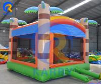 China Indoor Commercial Inflatable Kids Palm Tree Bounce House Small Bouncy Jumping Castle for sale