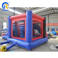 China Customizable Outdoor and Indoor Kids' Spiderman Inflatable Bounce House with Slide for sale