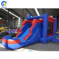 China Customizable Outdoor and Indoor Kids' Spiderman Inflatable Bounce House with Slide for sale