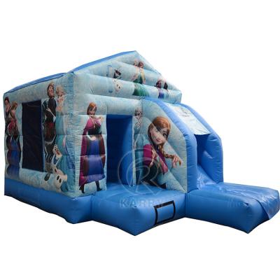 China Commercial Inflatable Bounce House Combo Slide Portable Frozen Castle for Fun Parties for sale